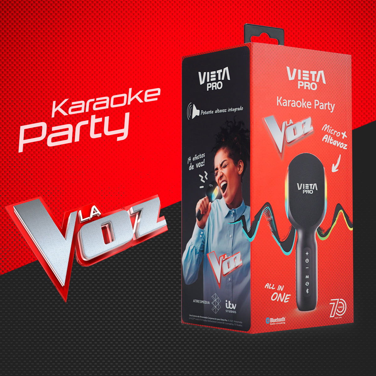 Official Karaoke Microphone of The Voice | Micro Karaoke The Voice ...