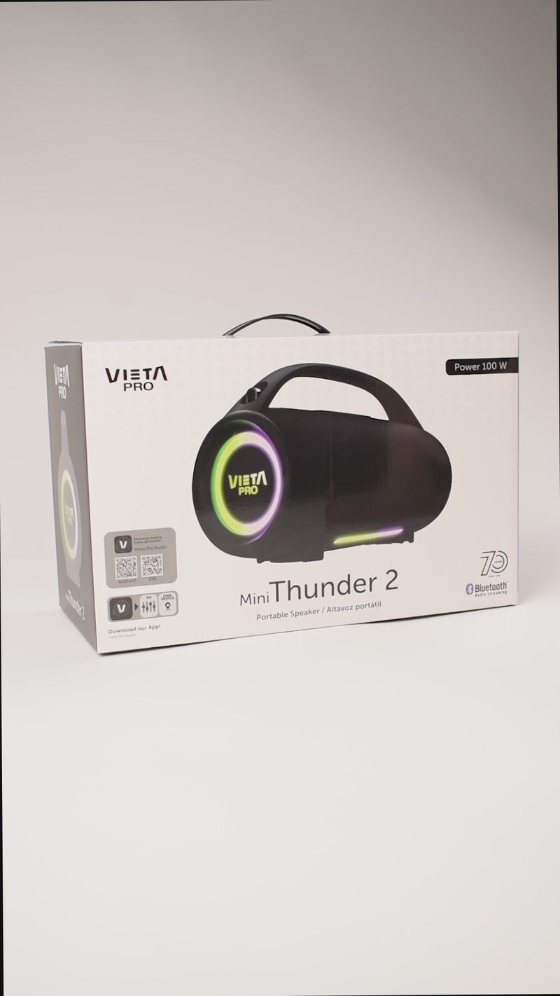 Mini Thunder 2 | Atlavoz portátil bluetooth potente | Vieta Pro